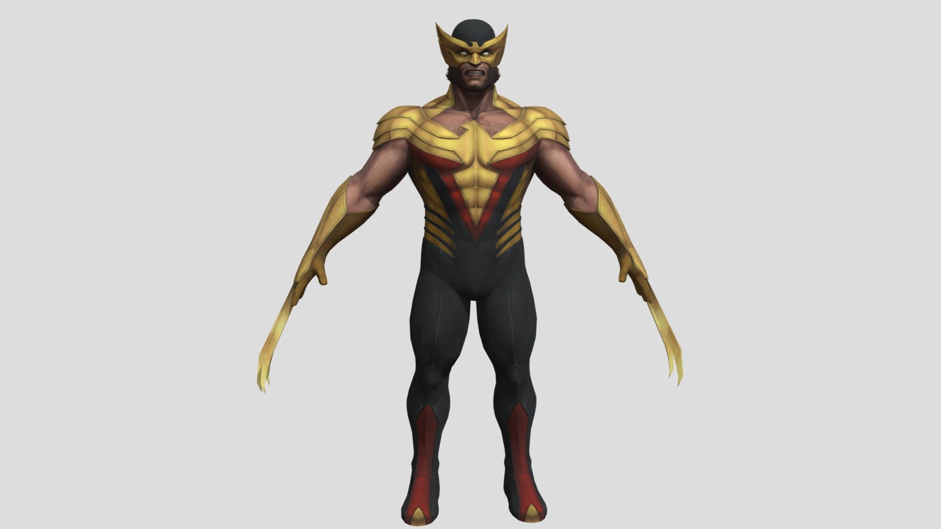 Wolverine(YouTube) - Download Free 3D model by 3D MODELS (@3dworldz ...