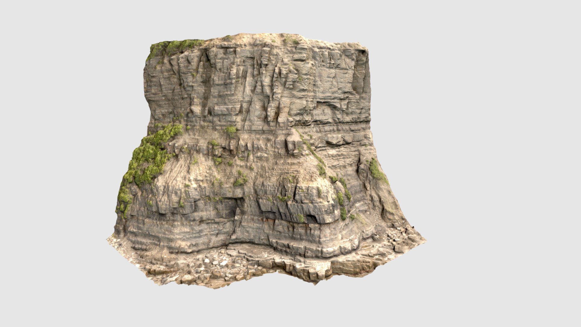 Photogrammetry Cliff - 3D model by Daniel Lane (@dlane) [b8661ee ...