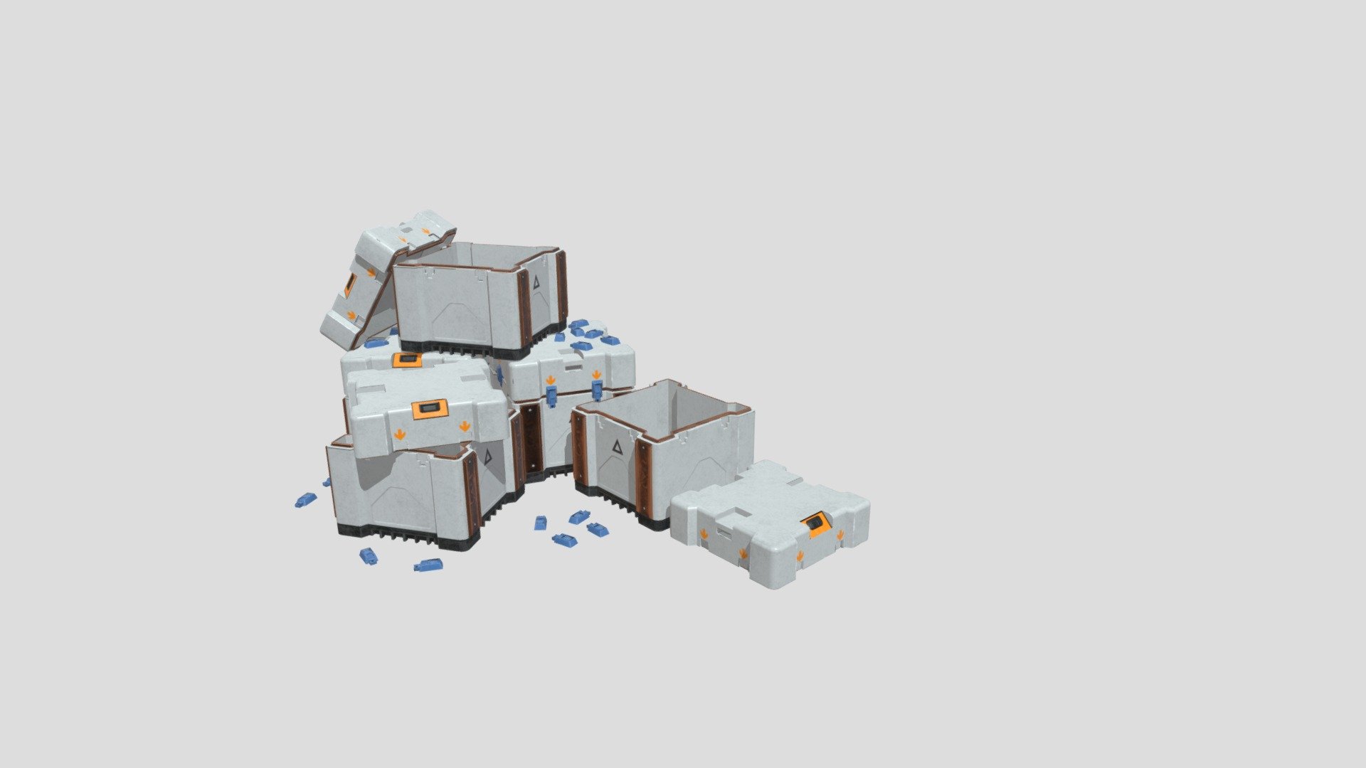 OPEN BOXES - 3D model by Solomon (@Solomon.Deji) [b8667ec] - Sketchfab
