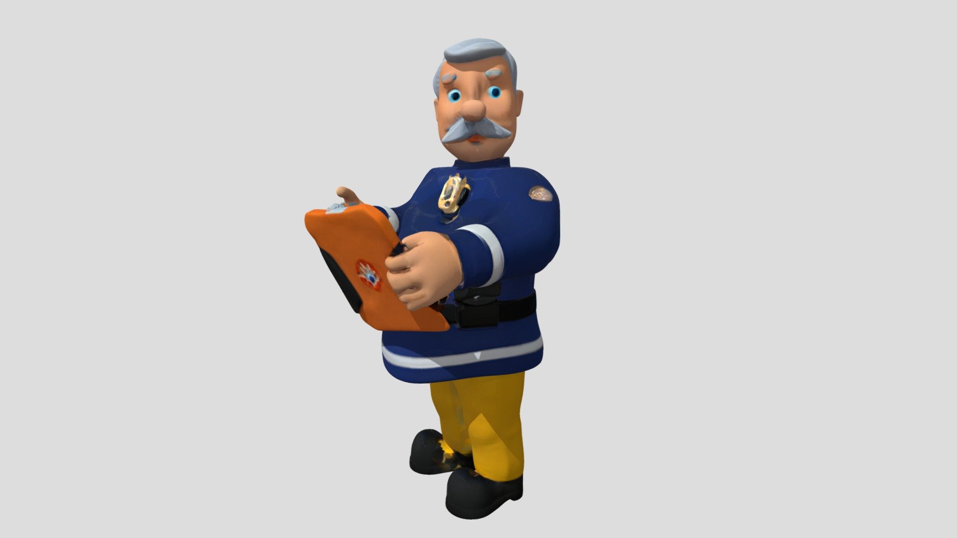 fire captain steele - 3D model by esquilinbuck2 [b866e62] - Sketchfab