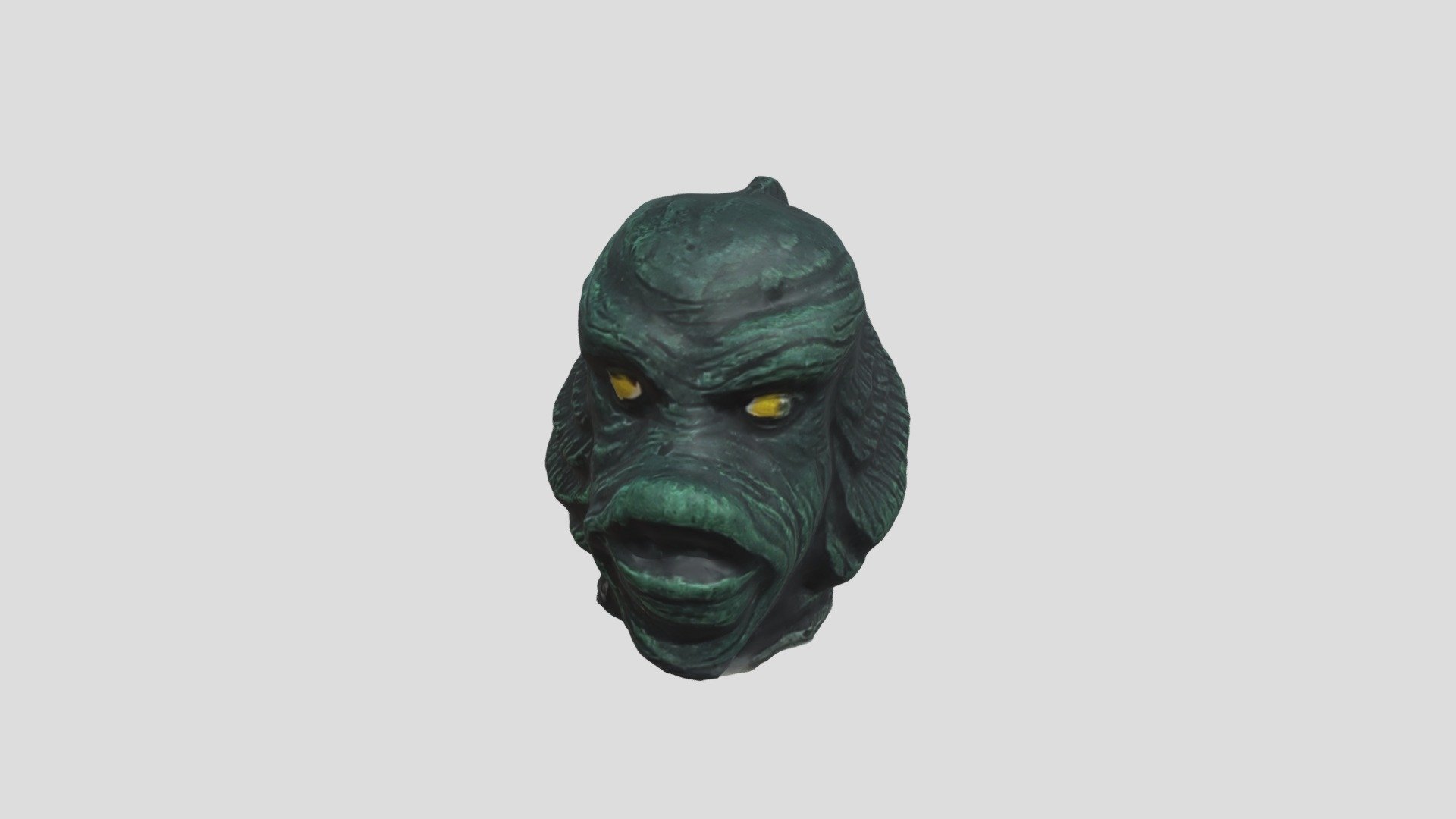 Swamp Thing Figurine Head - KIRI Engine Test - 3D model by ...