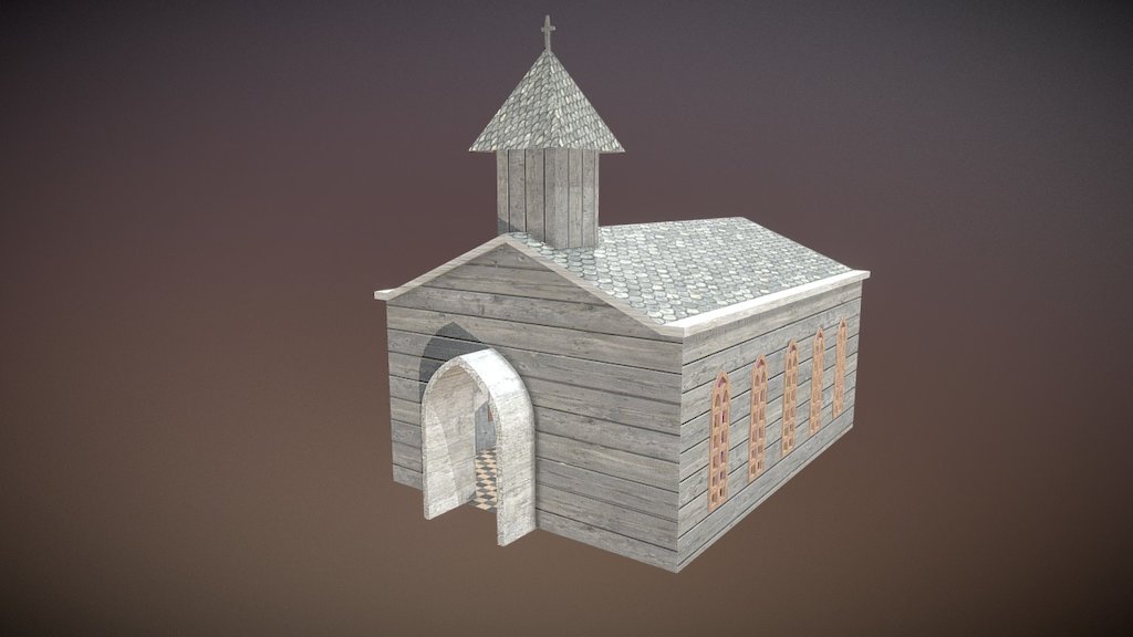 Old church - Download Free 3D model by Gunnar Correa (@gunnarcorrea ...