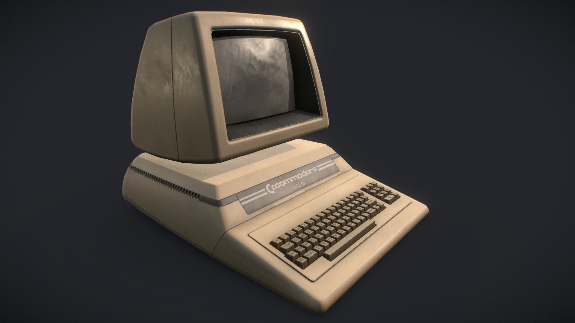 Commodore PET low-poly 3D Model - Buy Royalty Free 3D model by Fayruso ...