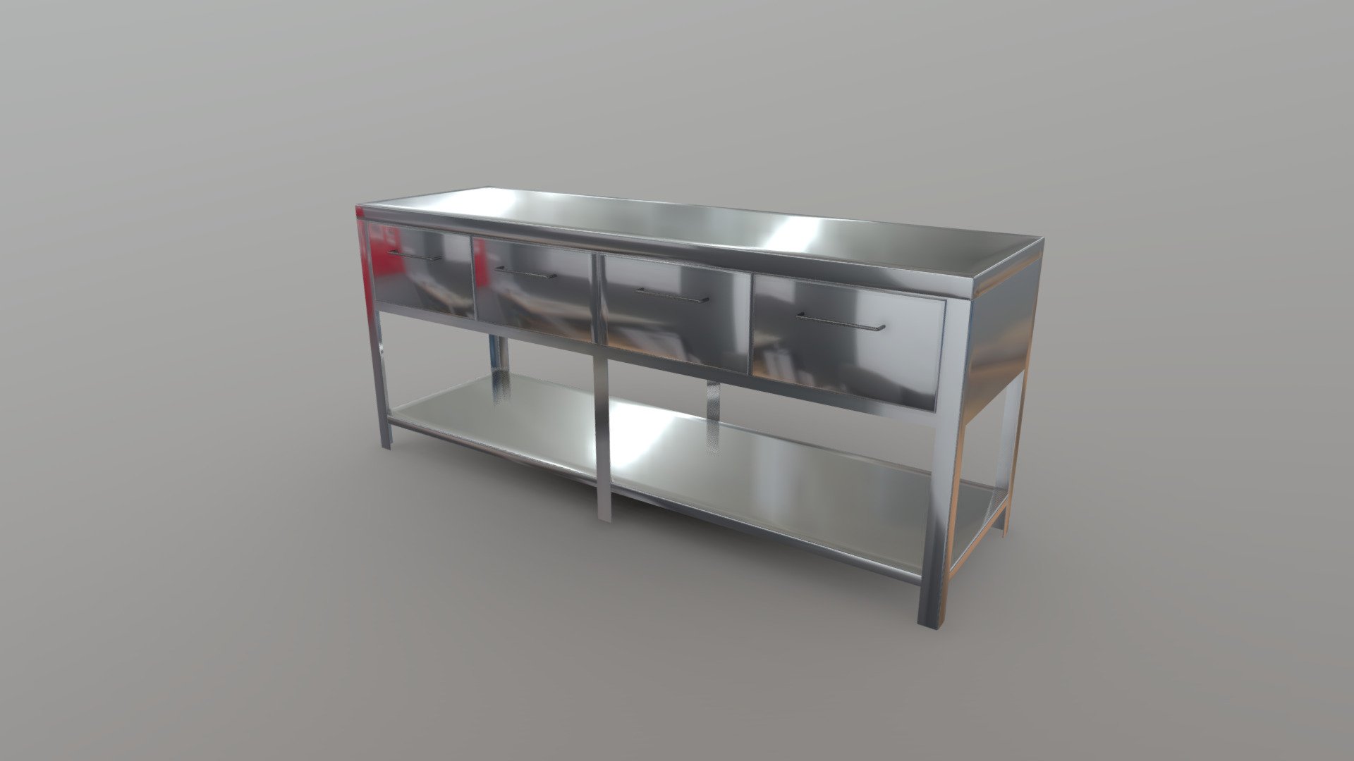 STEEL TABLE - Download Free 3D model by YouniqueĪdeaStudio ...