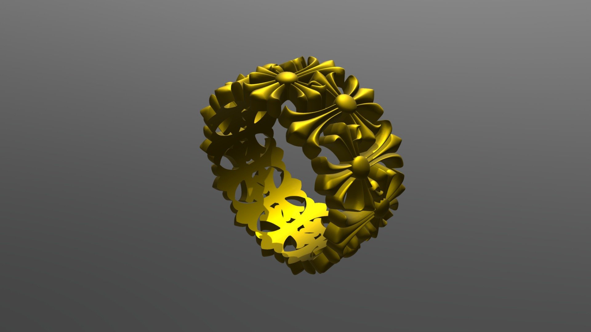 chrome heart ring - 3D model by Hoang Ximee (@HoangXimee) [b86a238 ...