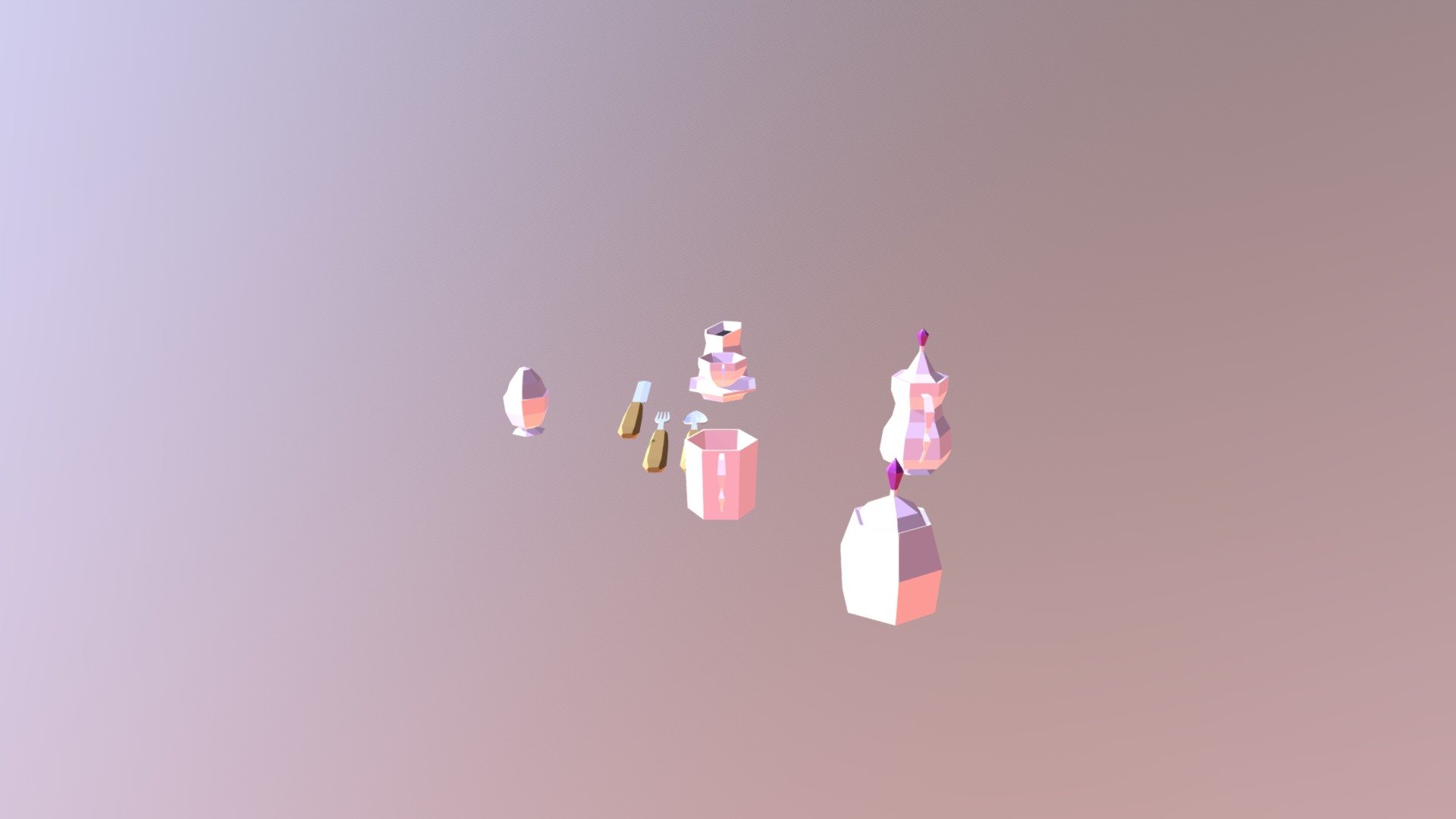Jogo de Chá - 3D model by iorqs [b86a382] - Sketchfab
