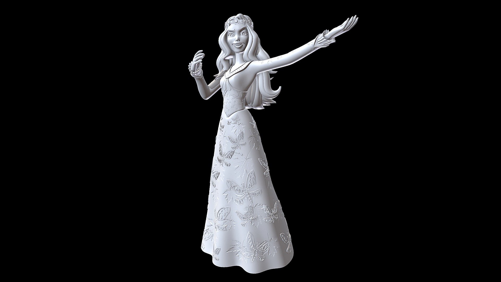 Princess Ivy - 3D model by svyART [b86aac0] - Sketchfab