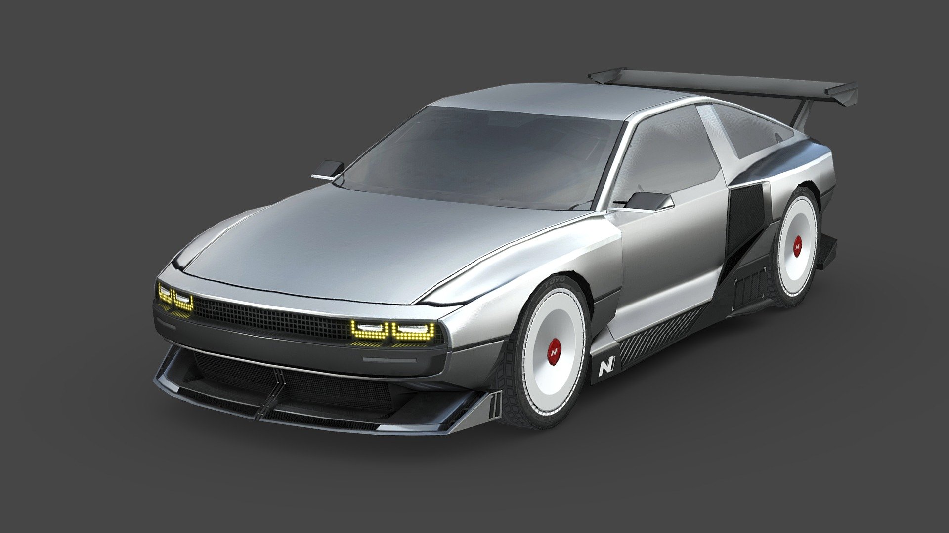 Hyundai N Vision 74 - 3D model by slowpoly [b86dcc5] - Sketchfab