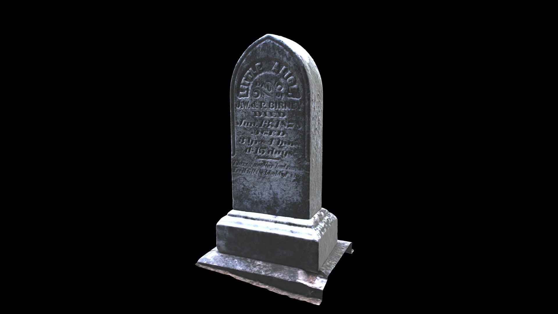 Birney Grave Monument, La Crosse, WI - 3D model by amann3961 [b86dccb ...