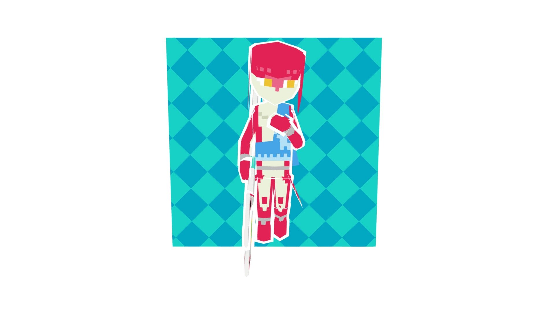 Lowpoly Mipha - 3D model by MauLunaNova [b86e2a0] - Sketchfab