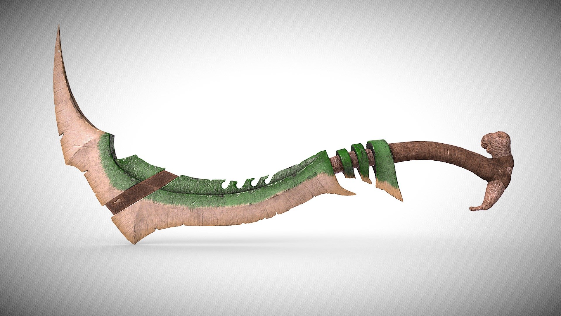 Green Ancient Sword - Buy Royalty Free 3D model by rfarencibia [b86f1d5 ...