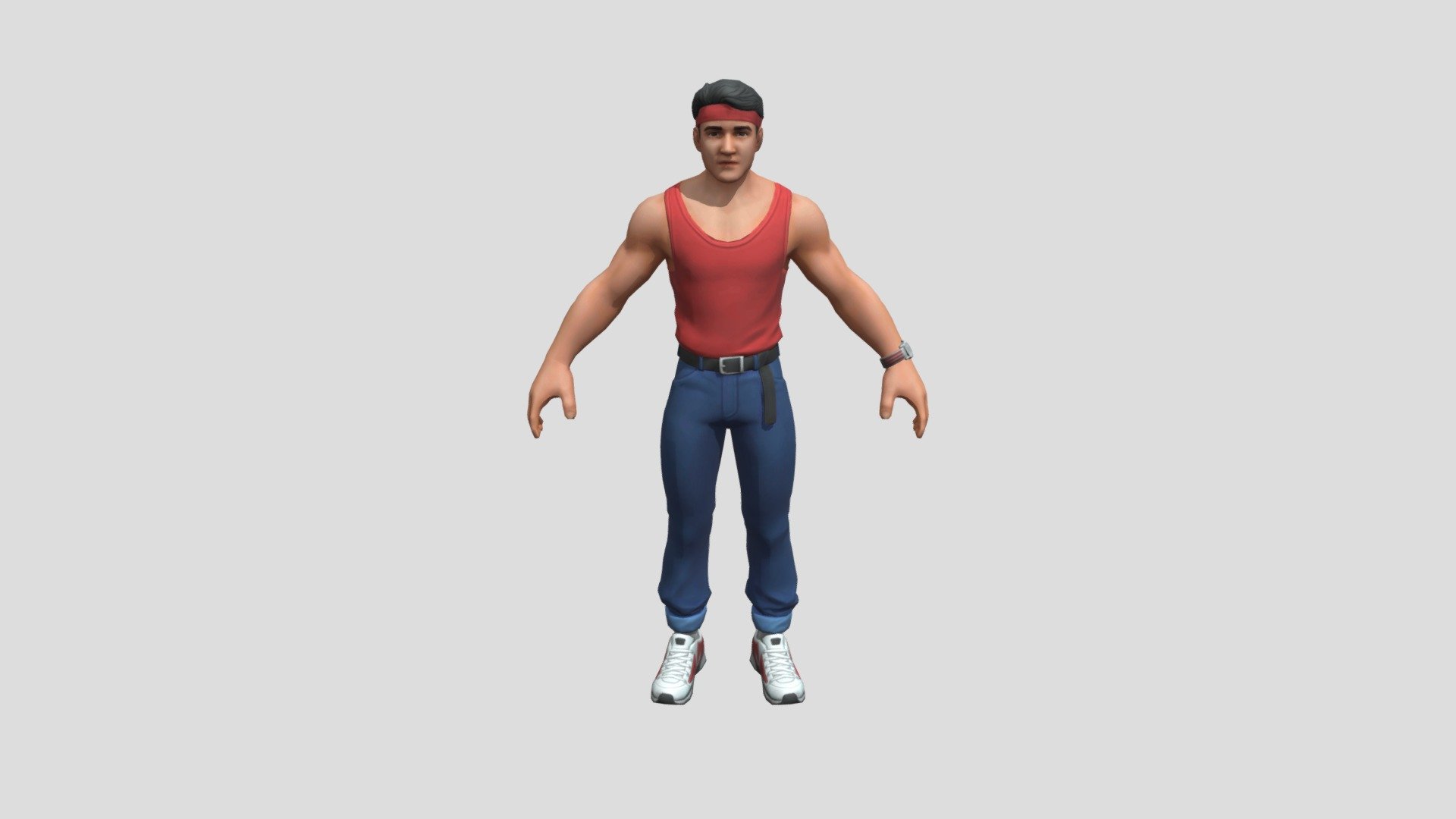 MMPR Jason Red Civilian Outfit - Download Free 3D model by Karl.Borlaza ...