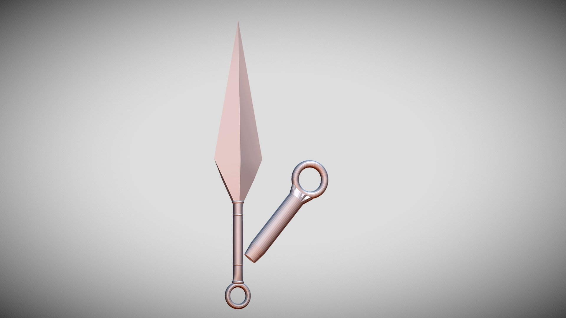 kunai from naruto - 3D model by ata9112 [b8706d2] - Sketchfab