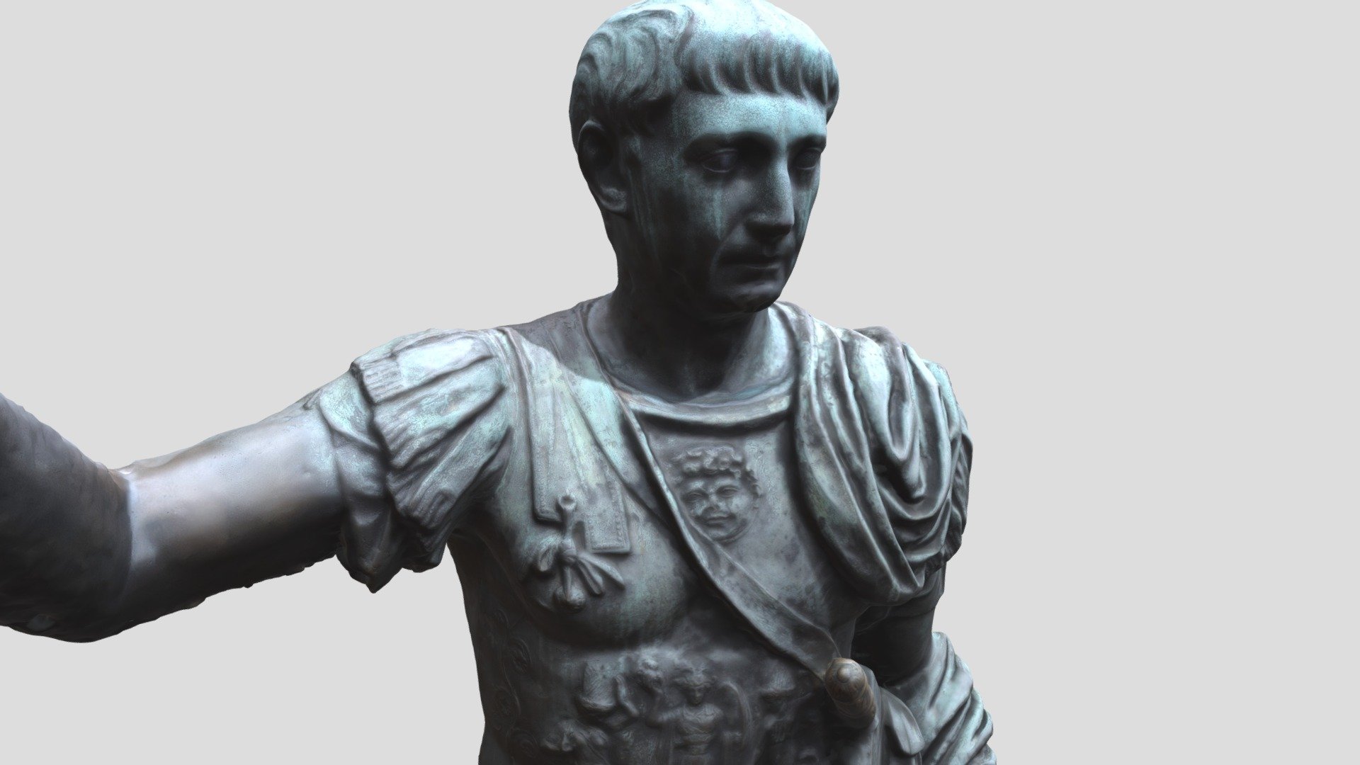 statue_of_emperor_trajan_tower_hill_london - 3D model by UCUPMANTUL ...