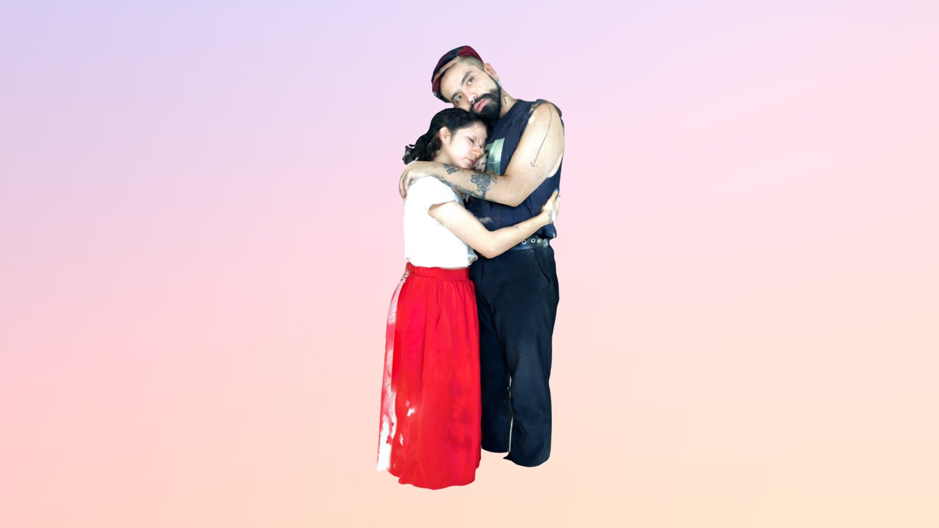 Lacar and Danny hugs 1 - 3D model by doufet [b871a02] - Sketchfab