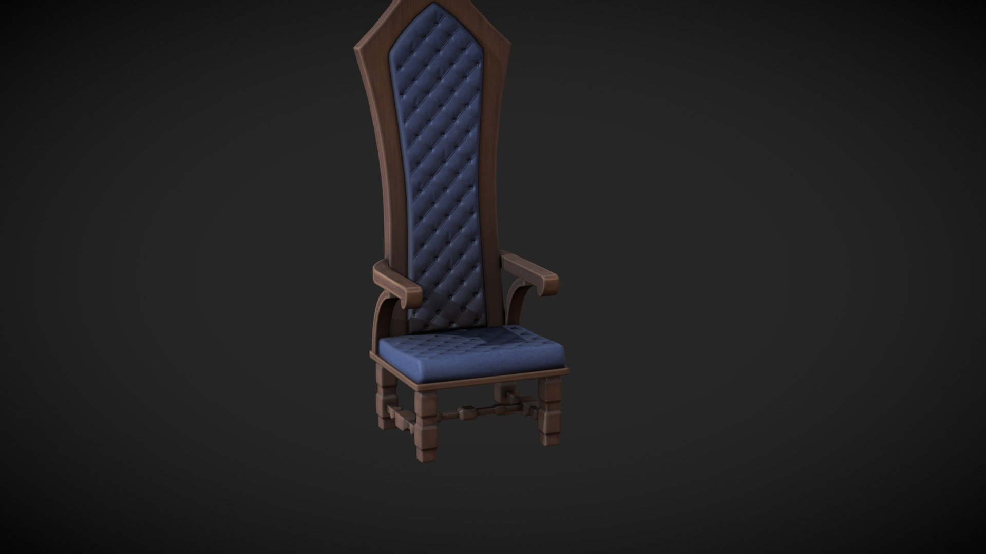 Old_wooden_Chair - 3D model by Logeswaran A (@LOKI_007) [b8724c0 ...