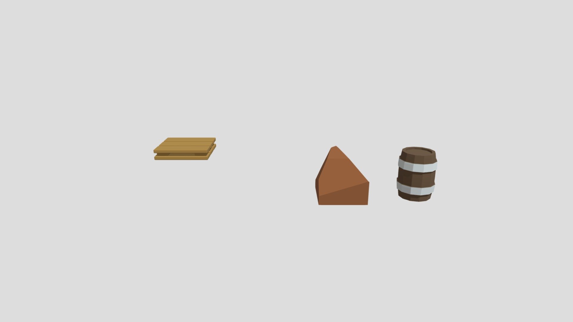 Low poly objects - 3D model by elliotcp [b872c7e] - Sketchfab