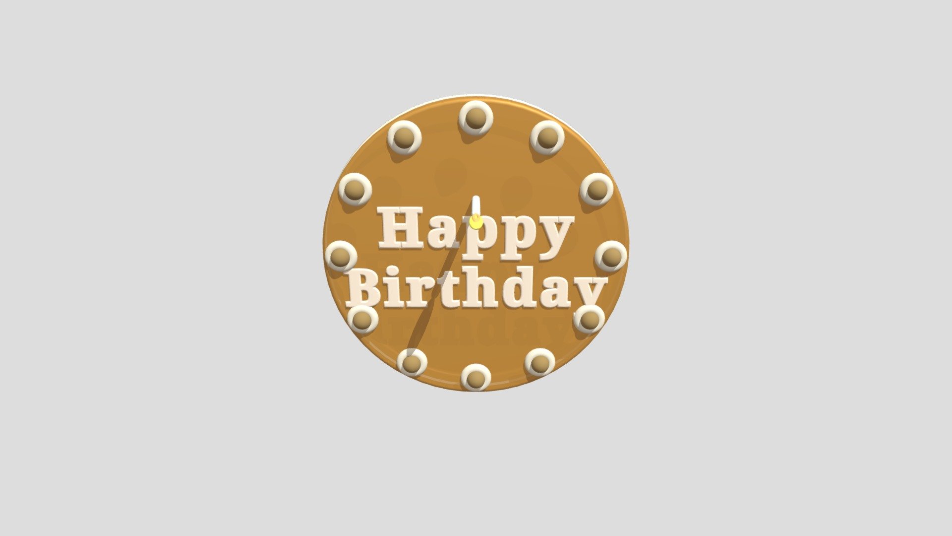 Parametric Birthday Cake_ Mr Jason (3) - Download Free 3D model by ...