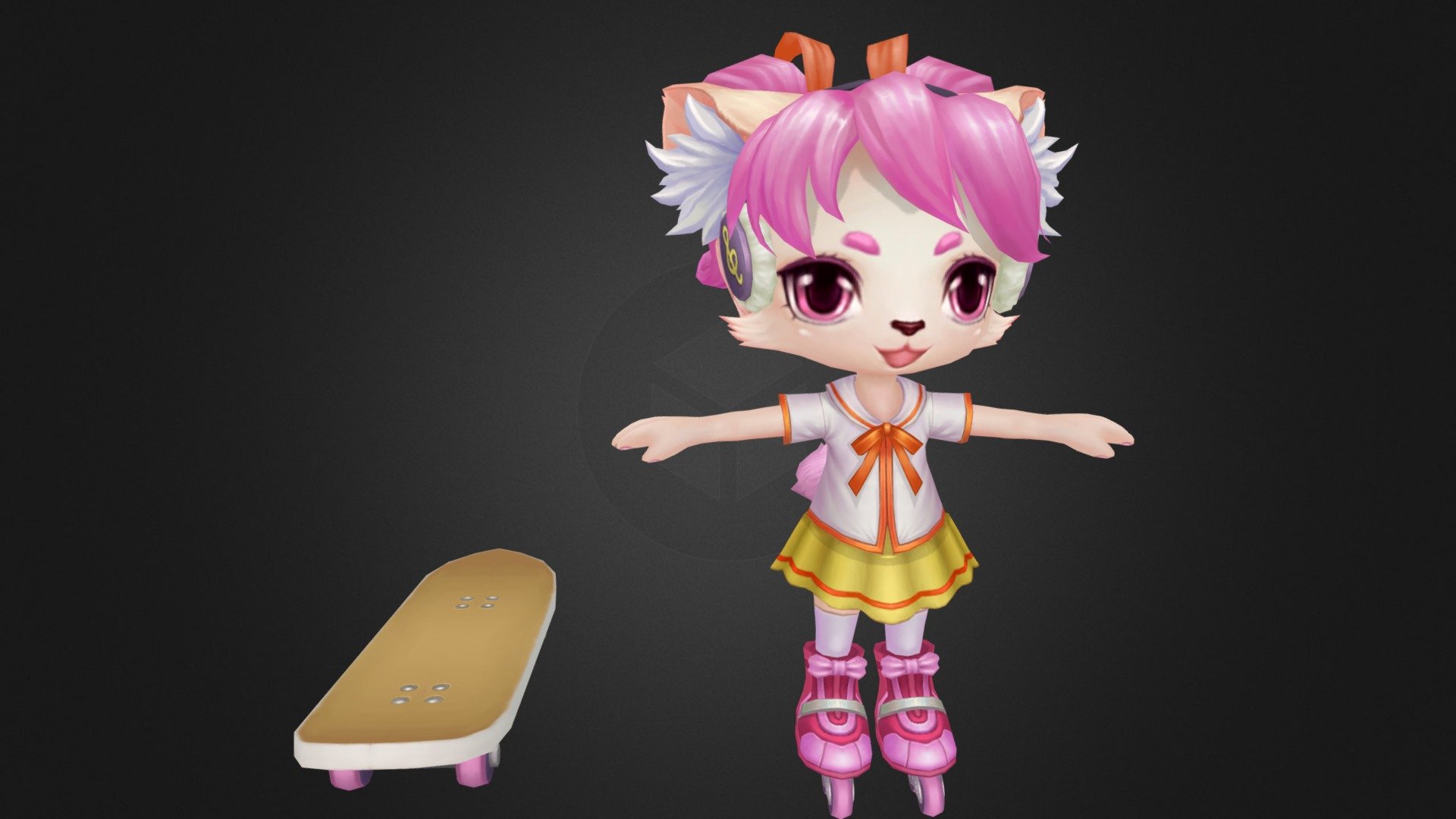 chibi character - 3D model by lydiaqx [b875f32] - Sketchfab