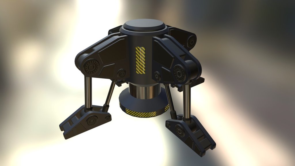 Turret Base - 3D model by J (@JB1972) [b877462] - Sketchfab