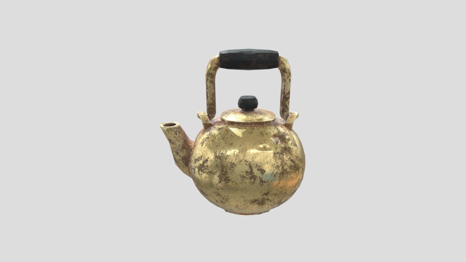 EMZ Golden Kettle - 3D model by EMZ (@emzzzzz) [b87a396] - Sketchfab