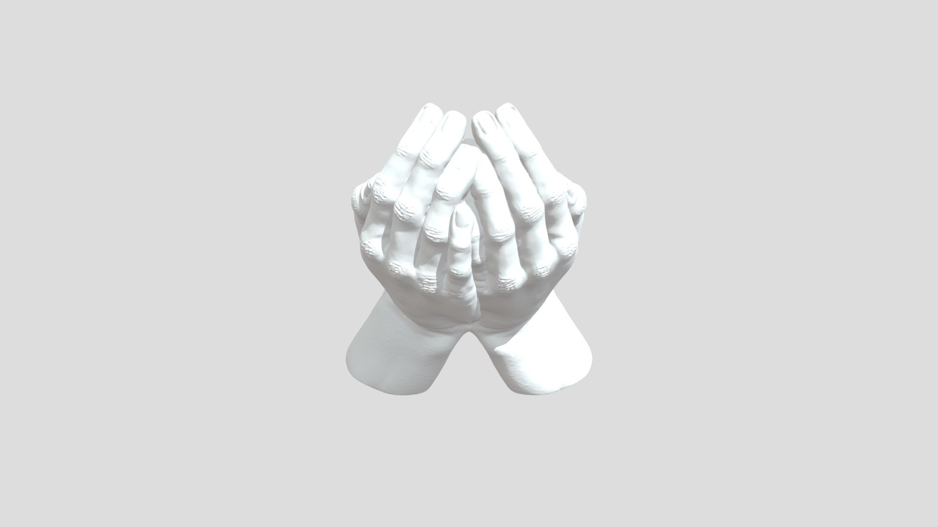 cupped hands - 3D model by diybaker [b87acfe] - Sketchfab