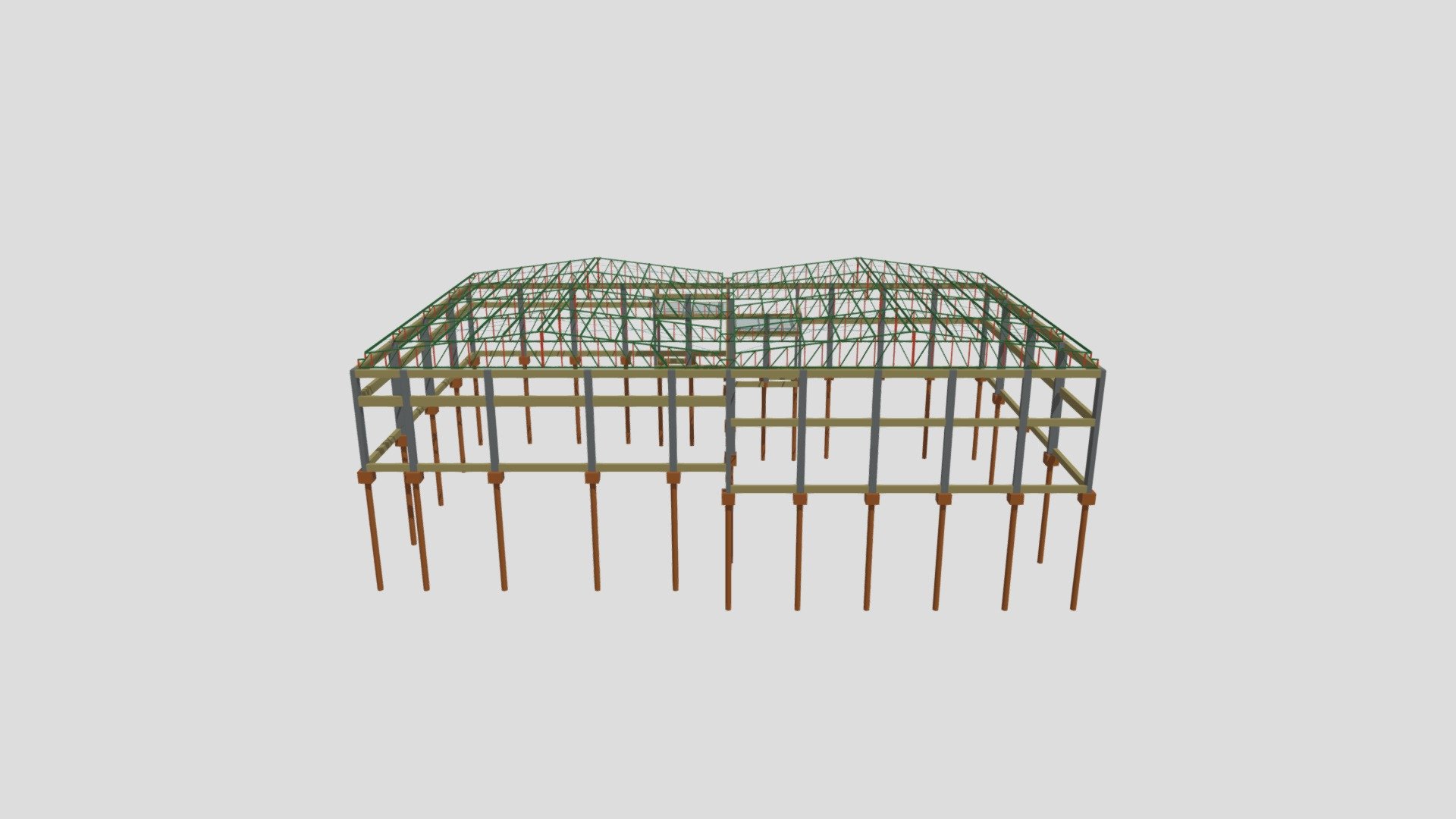 Estrutura Barracão - EDG - 3D model by Lucashs_8 [b87b521] - Sketchfab