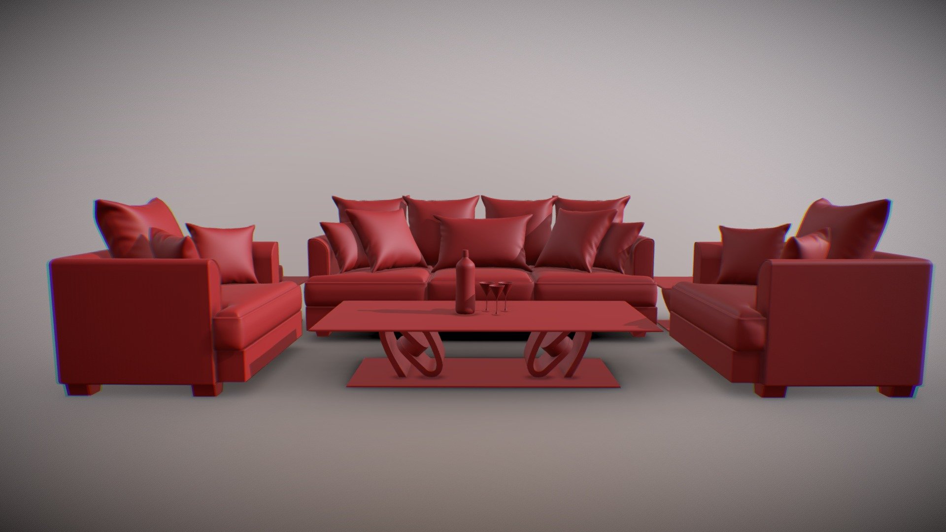 Sofa Set - Download Free 3D model by Pratibha (@Camay) [b87c52f ...