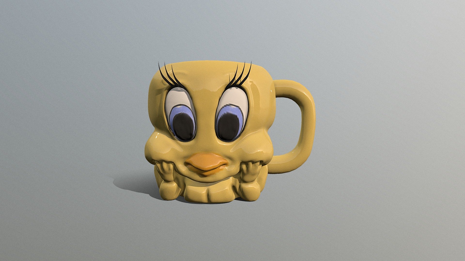 3D Model Tweetie Cup - 3D model by DodoMeshAM [b87d51f] - Sketchfab