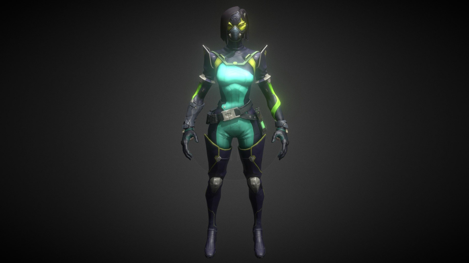 Viper (Masked) | Valorant - Download Free 3D model by ILilMitch ...