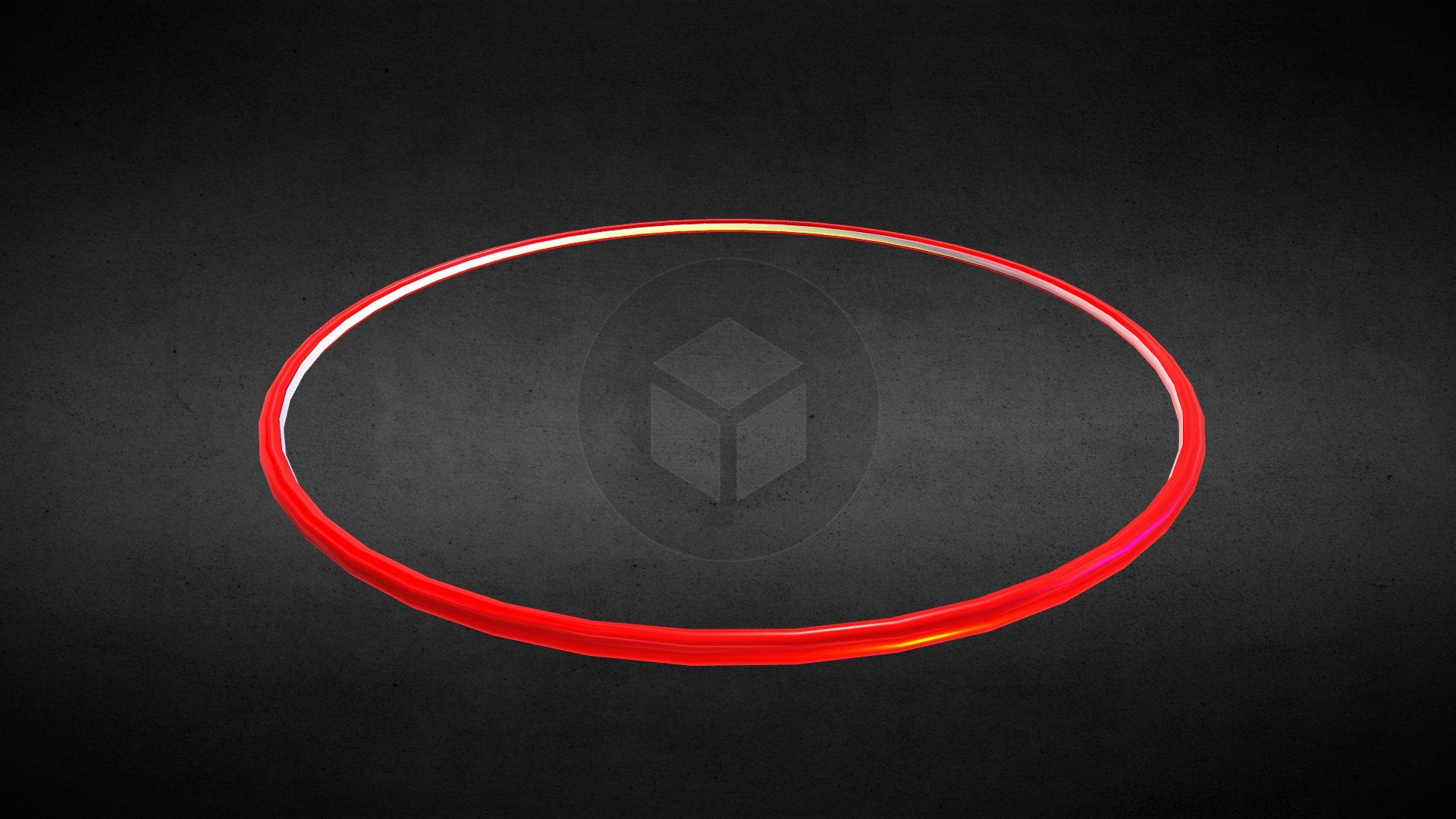 Low Poly Red Hoop Type-2 - Download Free 3D model by ScrinnodStudios ...
