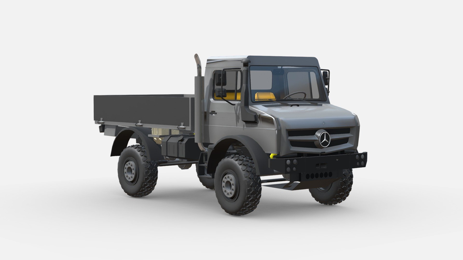 3d model mercedes-benz Unimog - Buy Royalty Free 3D model by zizian ...