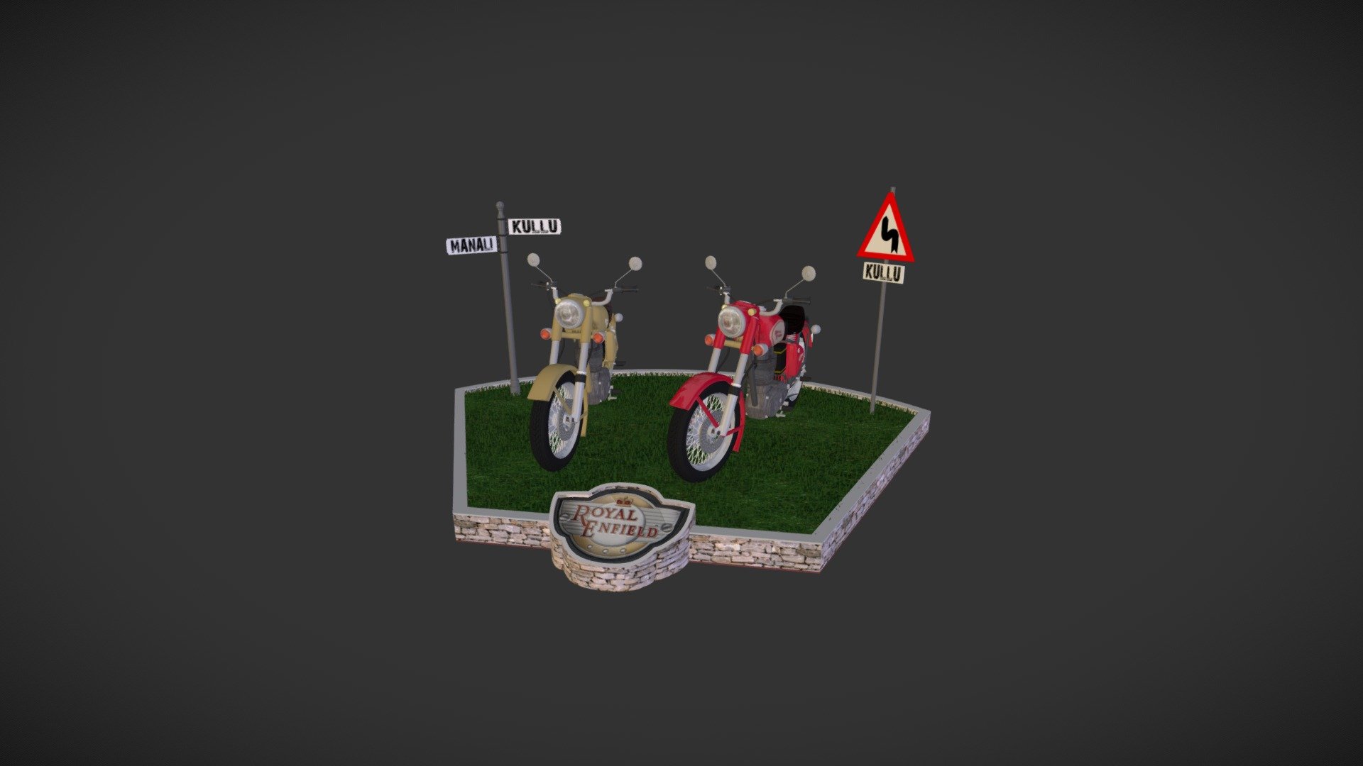 Enfield Manali - 3D model by Francesco Coldesina (@topfrank2013 ...