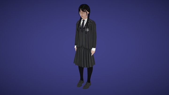 Wednesday 3D models - Sketchfab