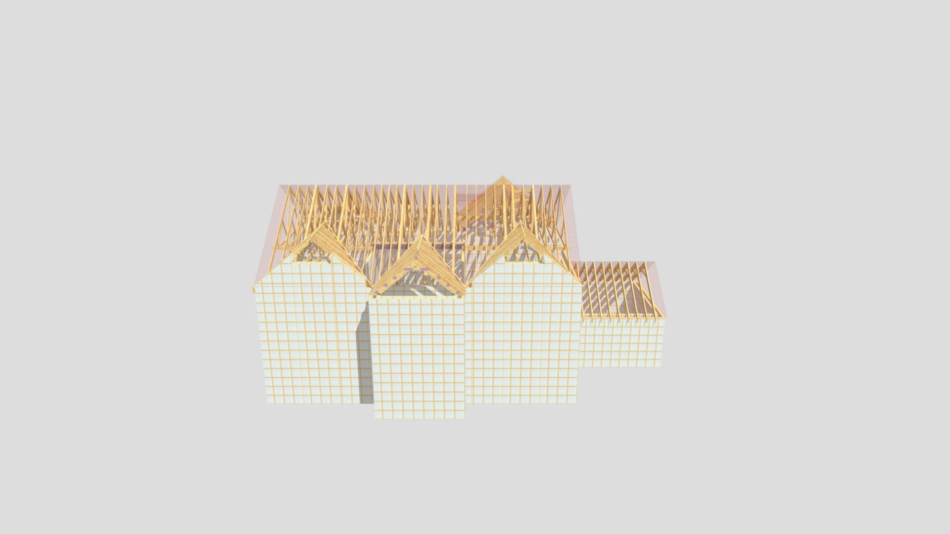 House_-_ Roof_ Design - 3D model by RoofTrusses2023 [b884c46] - Sketchfab