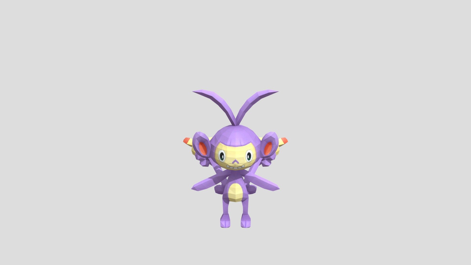 Ambipom - Download Free 3D model by nguyenlouis32 [b88583a] - Sketchfab