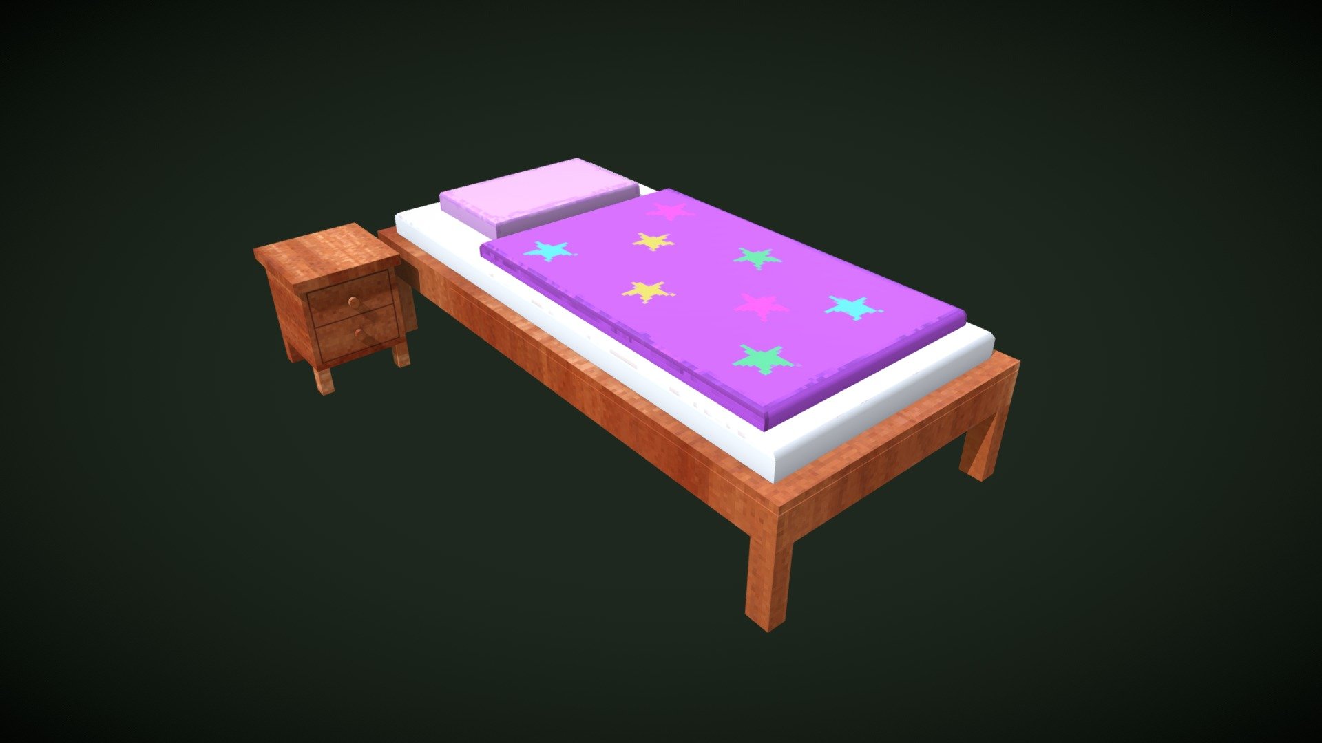 The cursed game_jam bed - Download Free 3D model by DreamsOfDecay ...