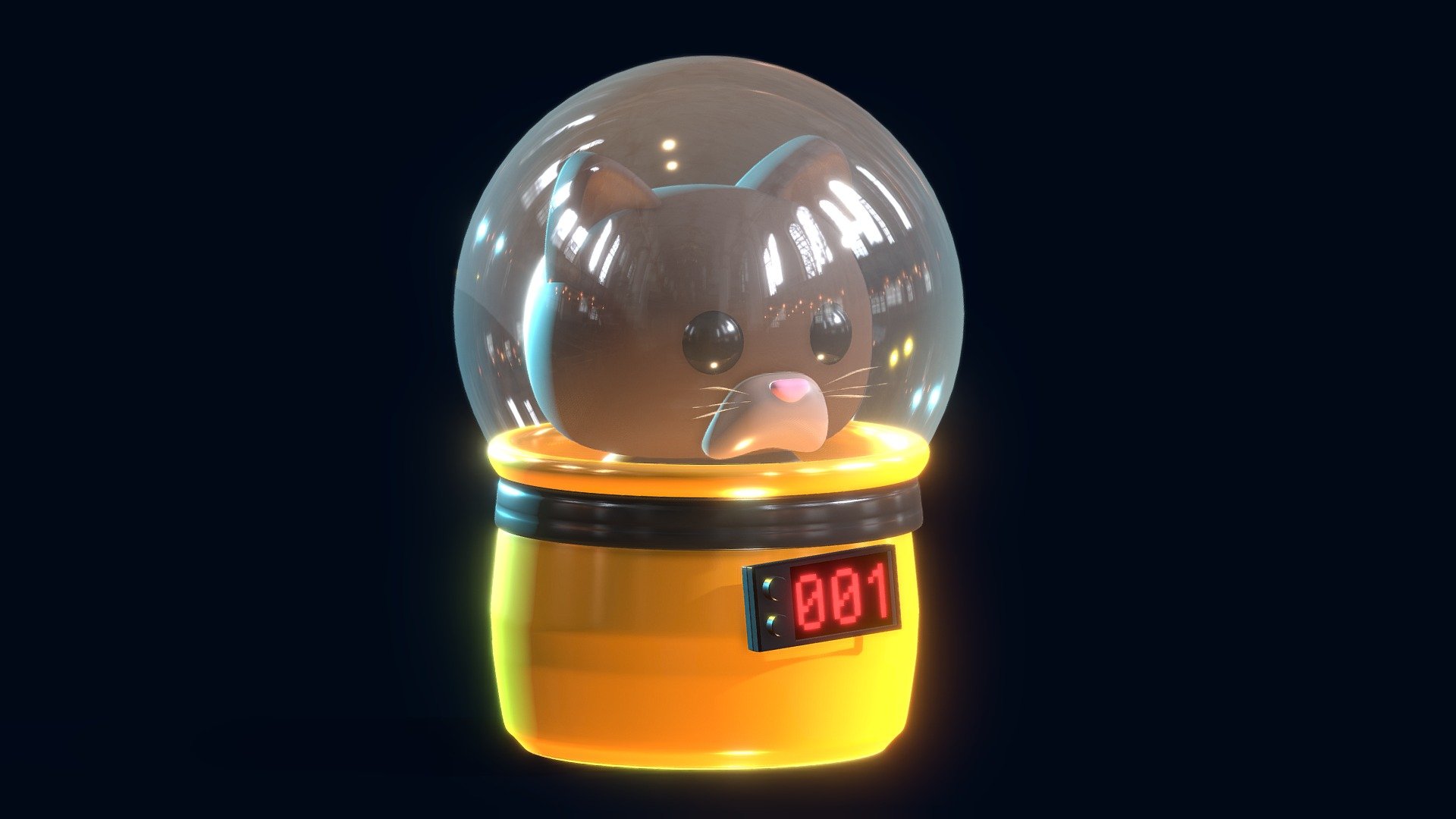 Catstronaut - 3D model by Diego G. (@empty_mirror) [b8894ee] - Sketchfab