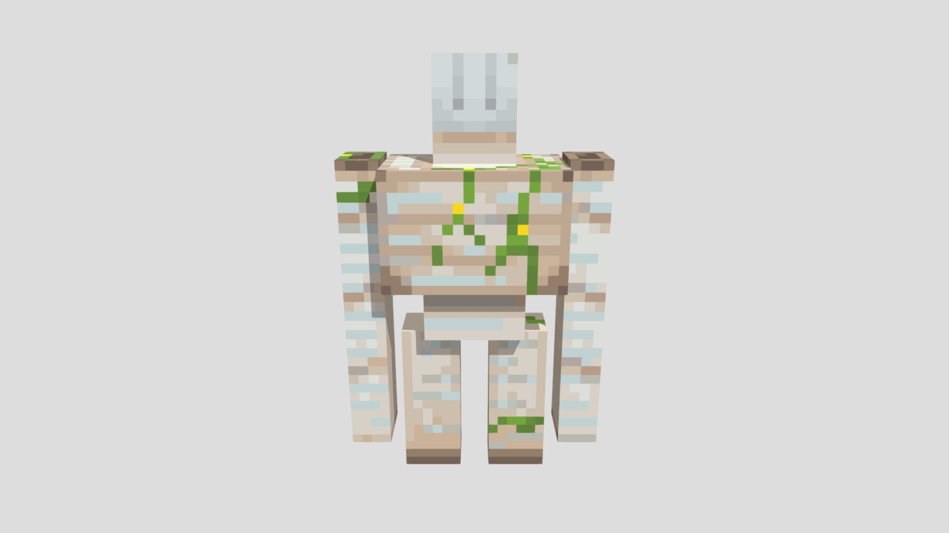 Minecraft Iron Golem (1) - 3D model by mildog [b88aa64] - Sketchfab