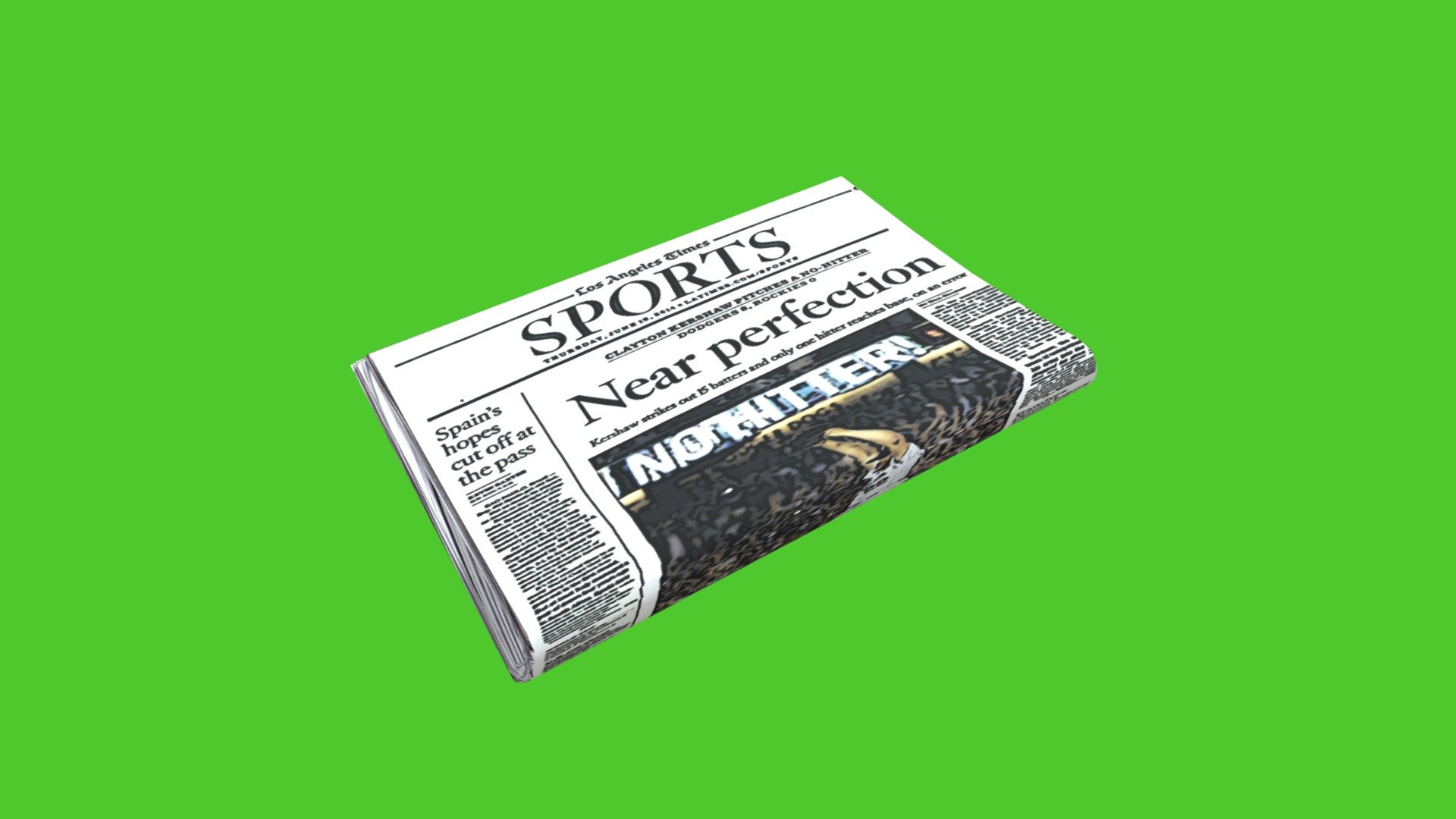 Folded_newspaper - Download Free 3D model by tech.service.allwe ...