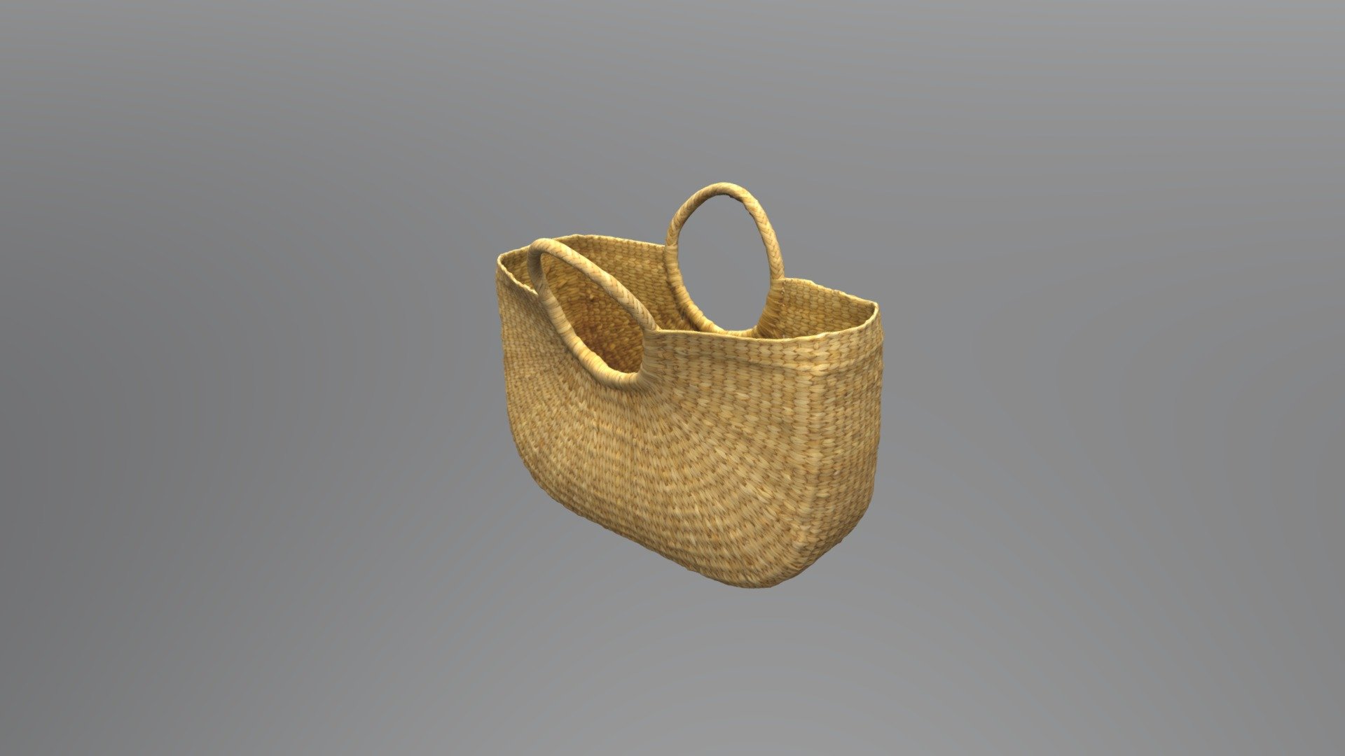 Photogrammetry Straw Bag - 3D model by Lenscloud3D [b88d055] - Sketchfab