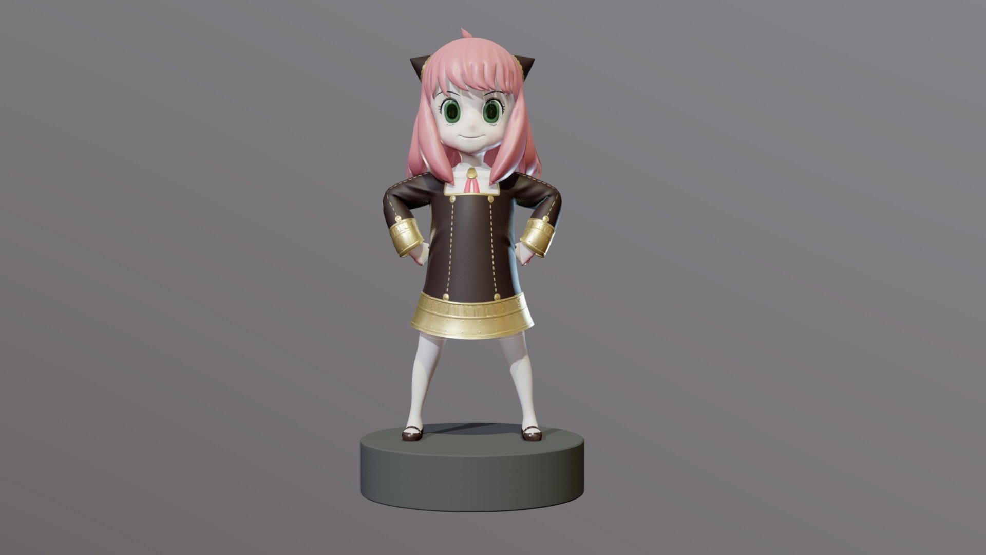 Anya Forger (Spy x Family) - 3D model by jeremyyysan [b88de6f] - Sketchfab