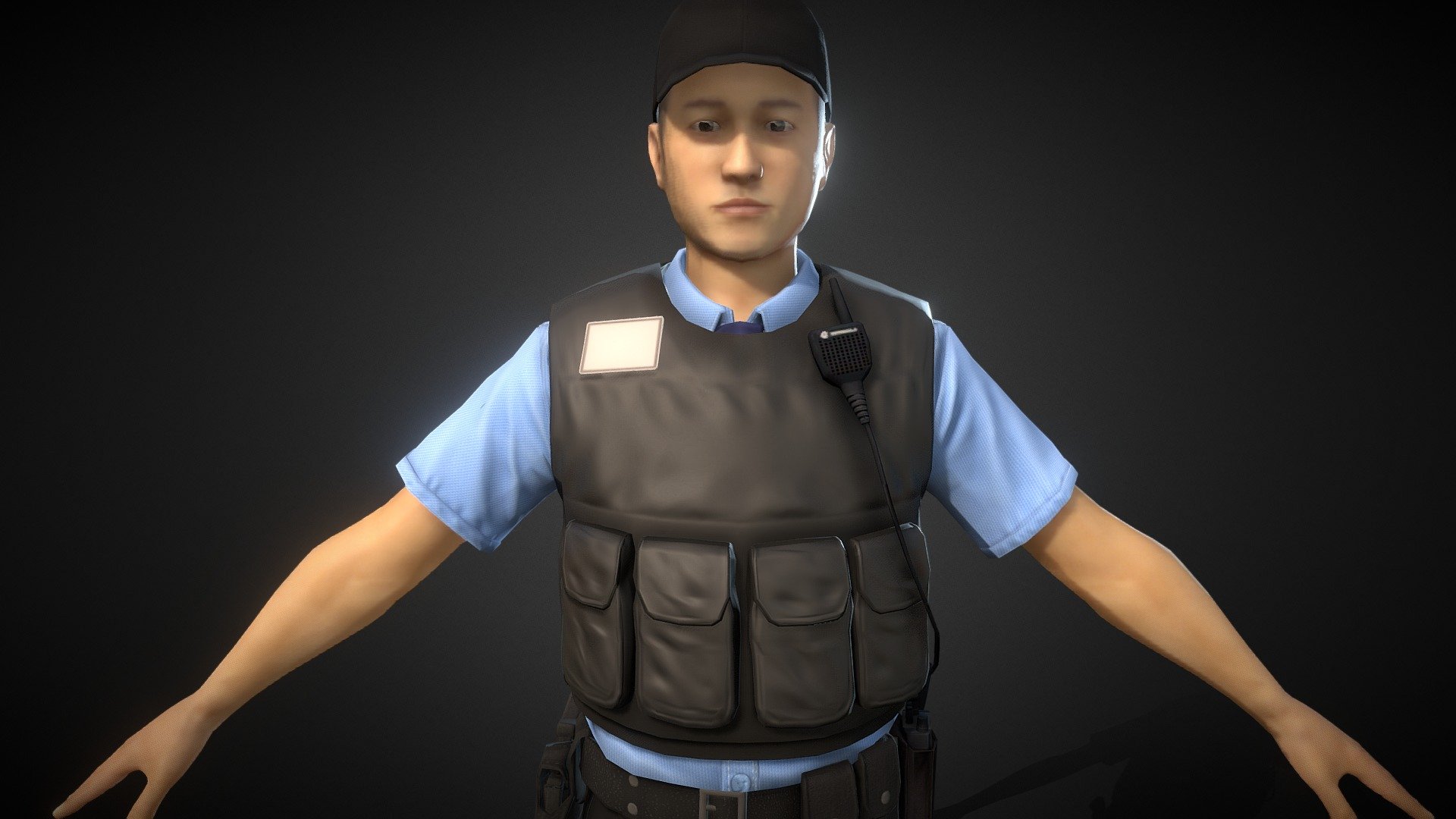 Security Guard - Buy Royalty Free 3D model by animod [b88f3a1 ...