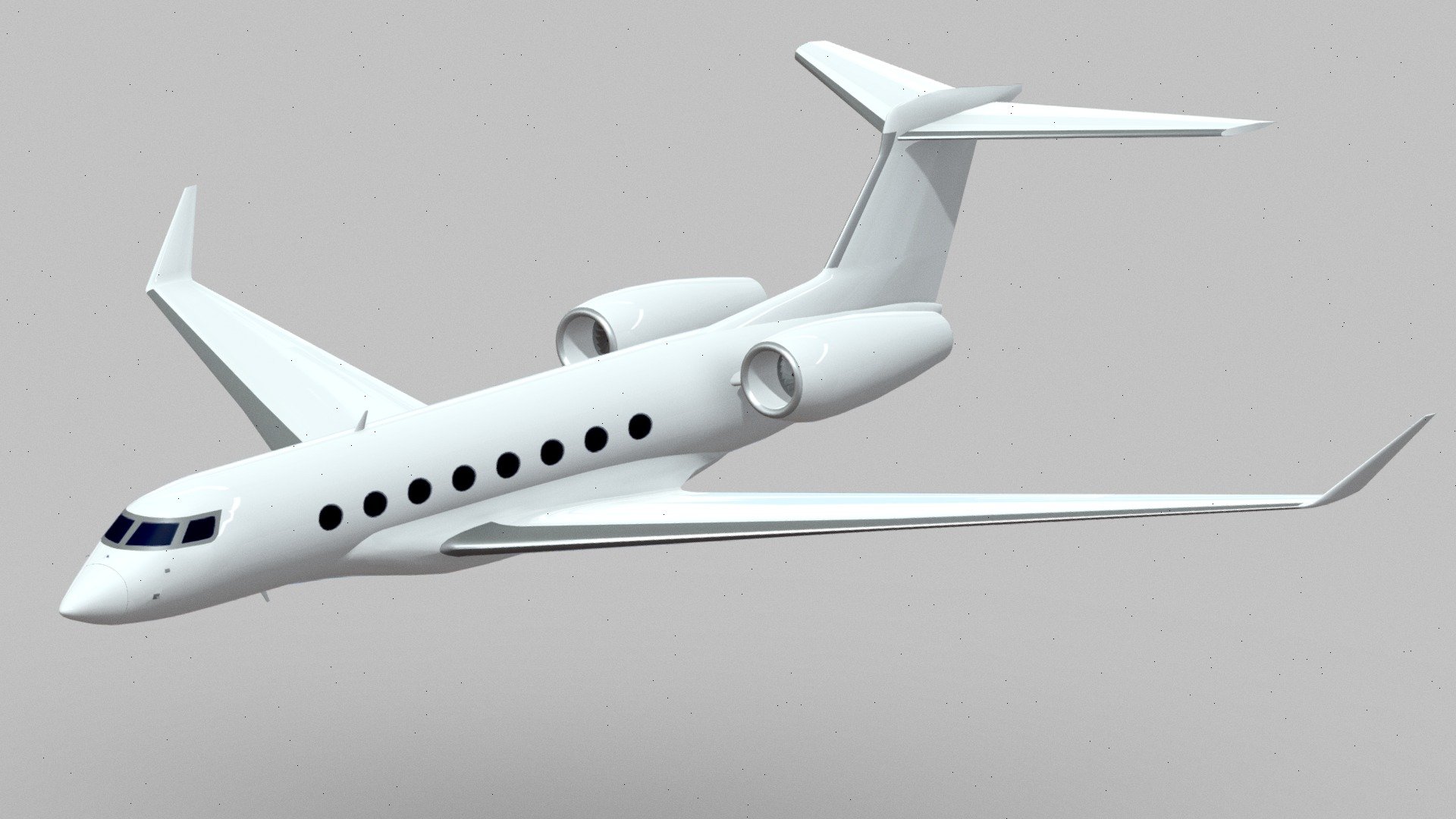 Gulfstream G650ER - Download Free 3D model by Luca Martina ...