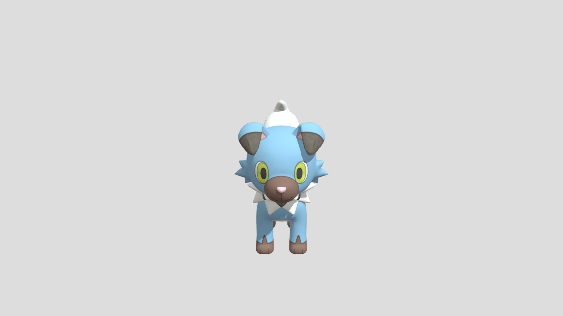Rockruff Shiny - 3D model by Alexreyhurt [b88fb23] - Sketchfab