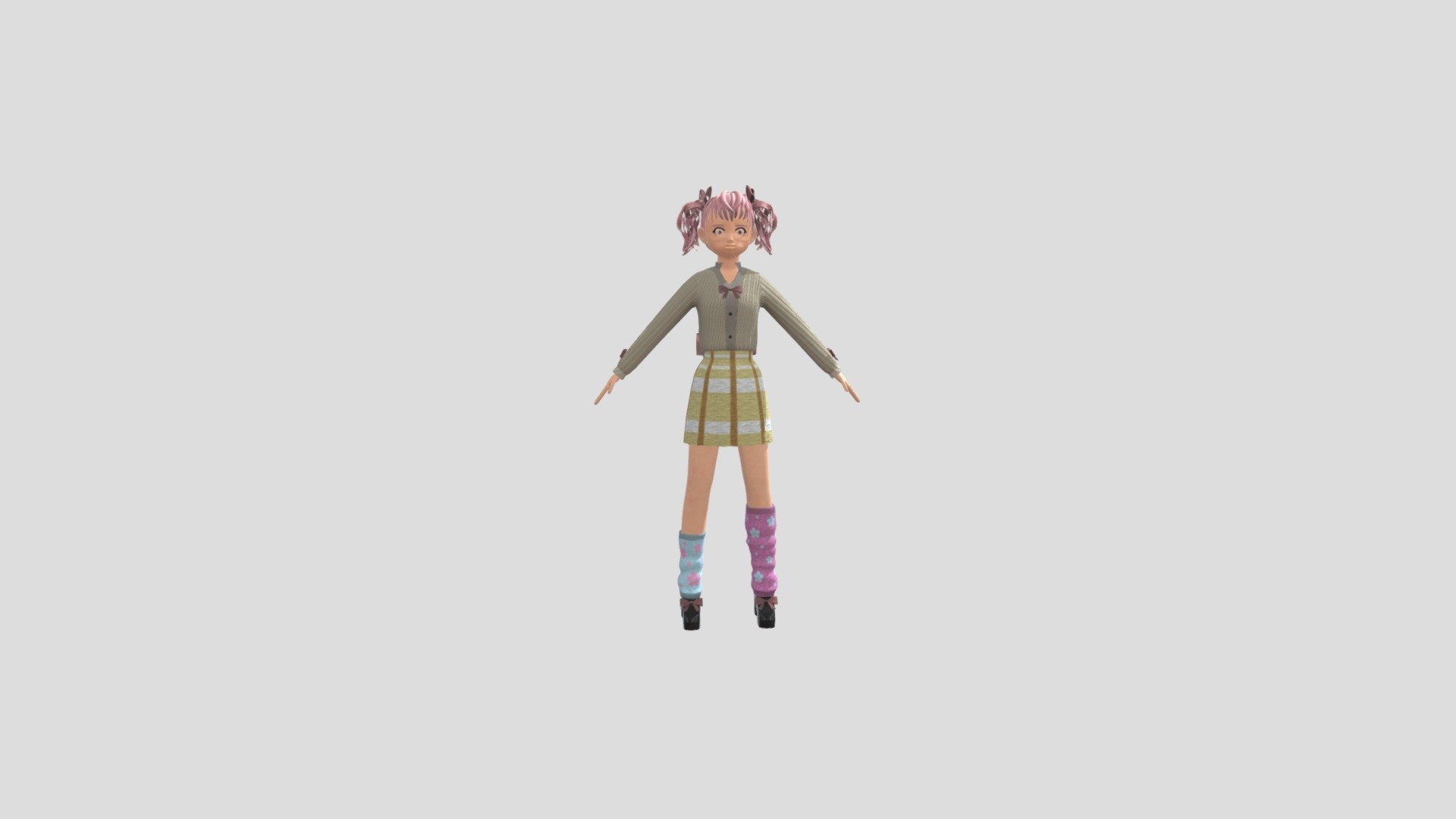 Mizuki Textured Model - 3D model by SebastianRitchie [b89163c] - Sketchfab