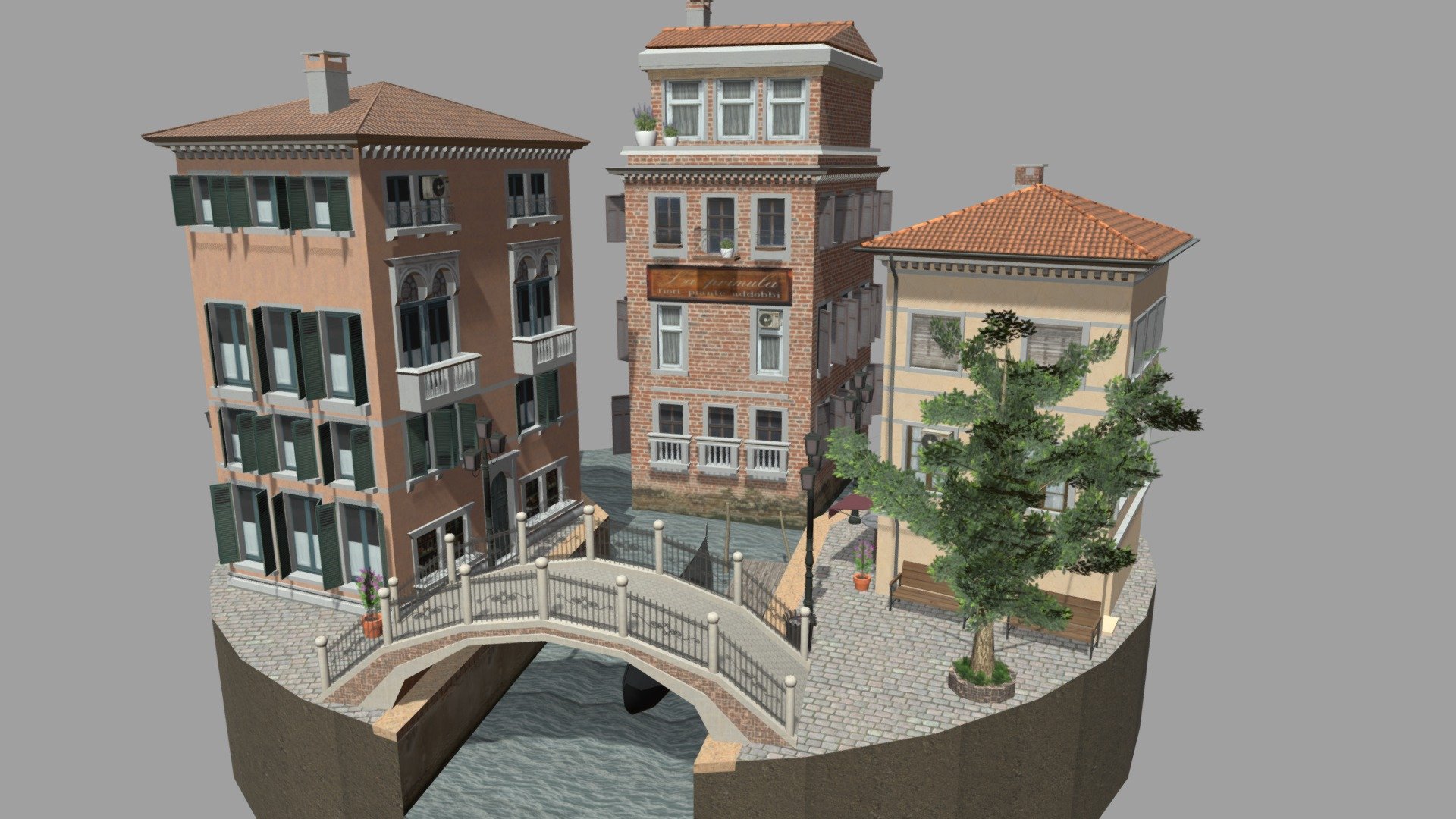 City Scene Venice - 3D model by FloortjeVerstegen (@floor.verstegen ...