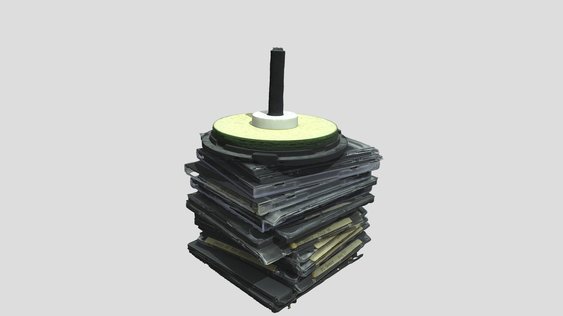 Stack of old CDs lowpoly - Download Free 3D model by dandruffkielbasa ...