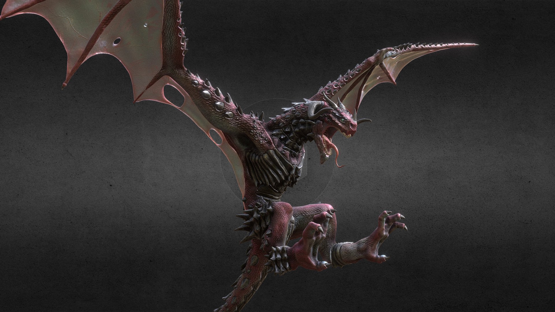 Dragon for wacom - Buy Royalty Free 3D model by Angel (@angiel67 ...