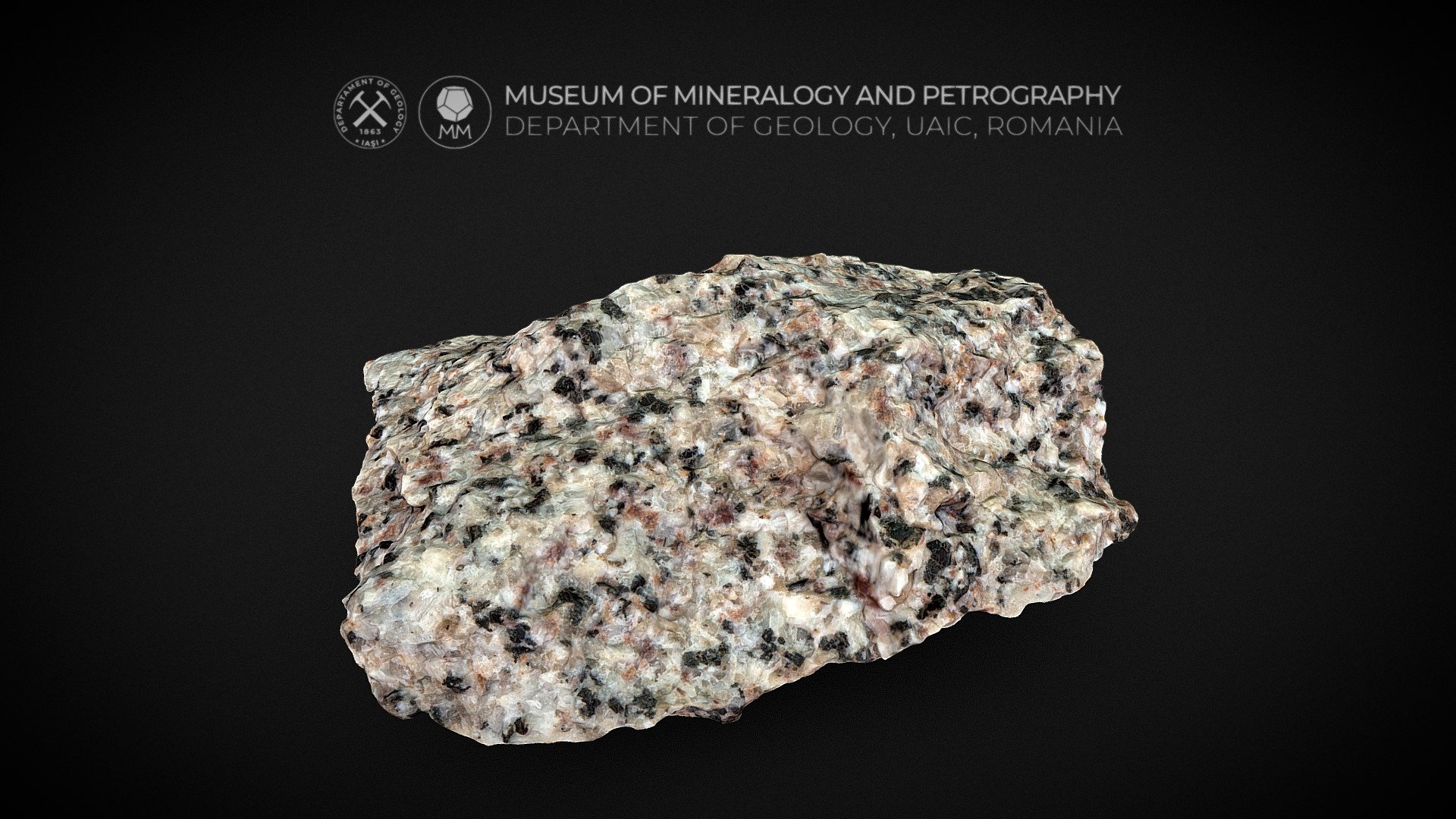 Granite Igneous Rock 3d Model By Museum Of Mineralogy And